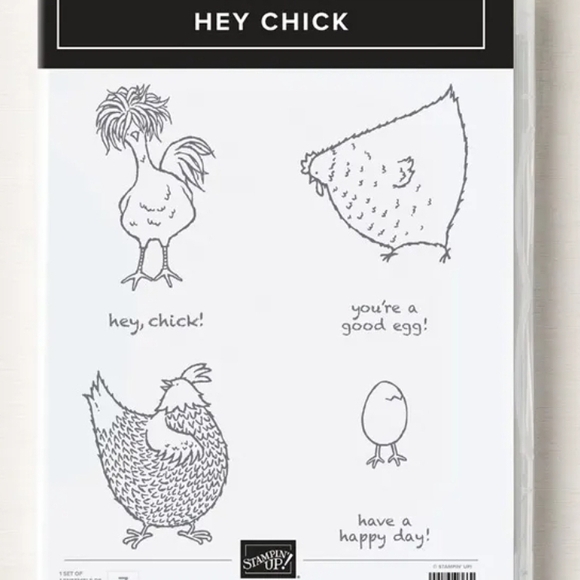 Stampin' Up! | Office | Stampin Up Hey Chick Stamp Set Black And White ...